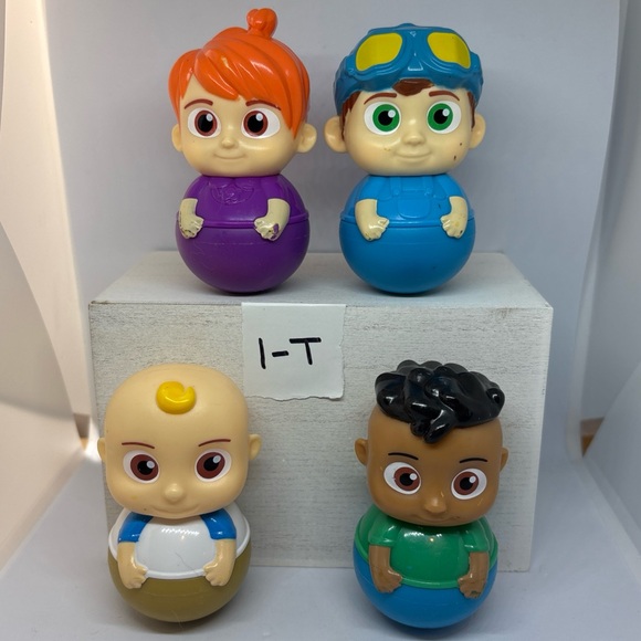 Toys | Weebles Cocomelon Jj And Friends 4figure Pack Collectible ...